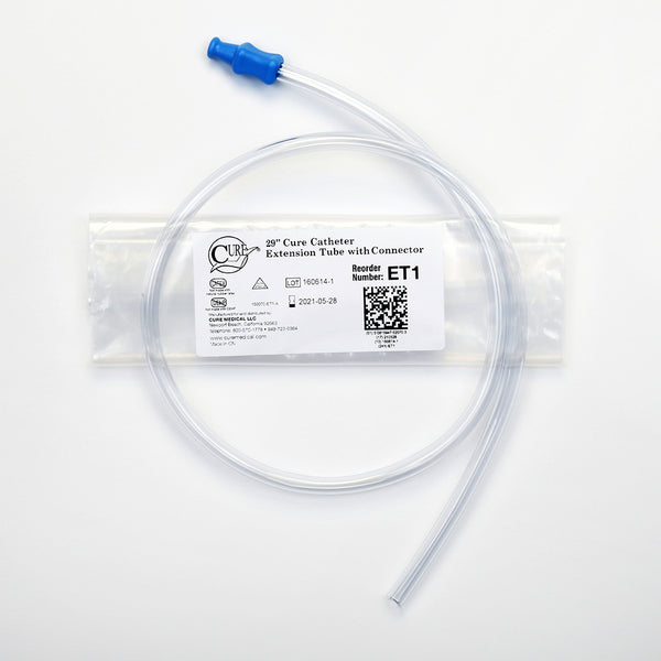 Cure Extension Tube, Universal, for Intermittent Catheters, 29" – Get ...